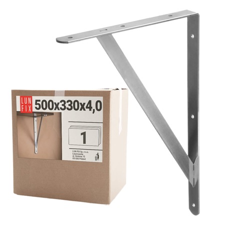 Suport raft 50x33cm, Lun Fix, otel armat, argintiu - eMAG.ro