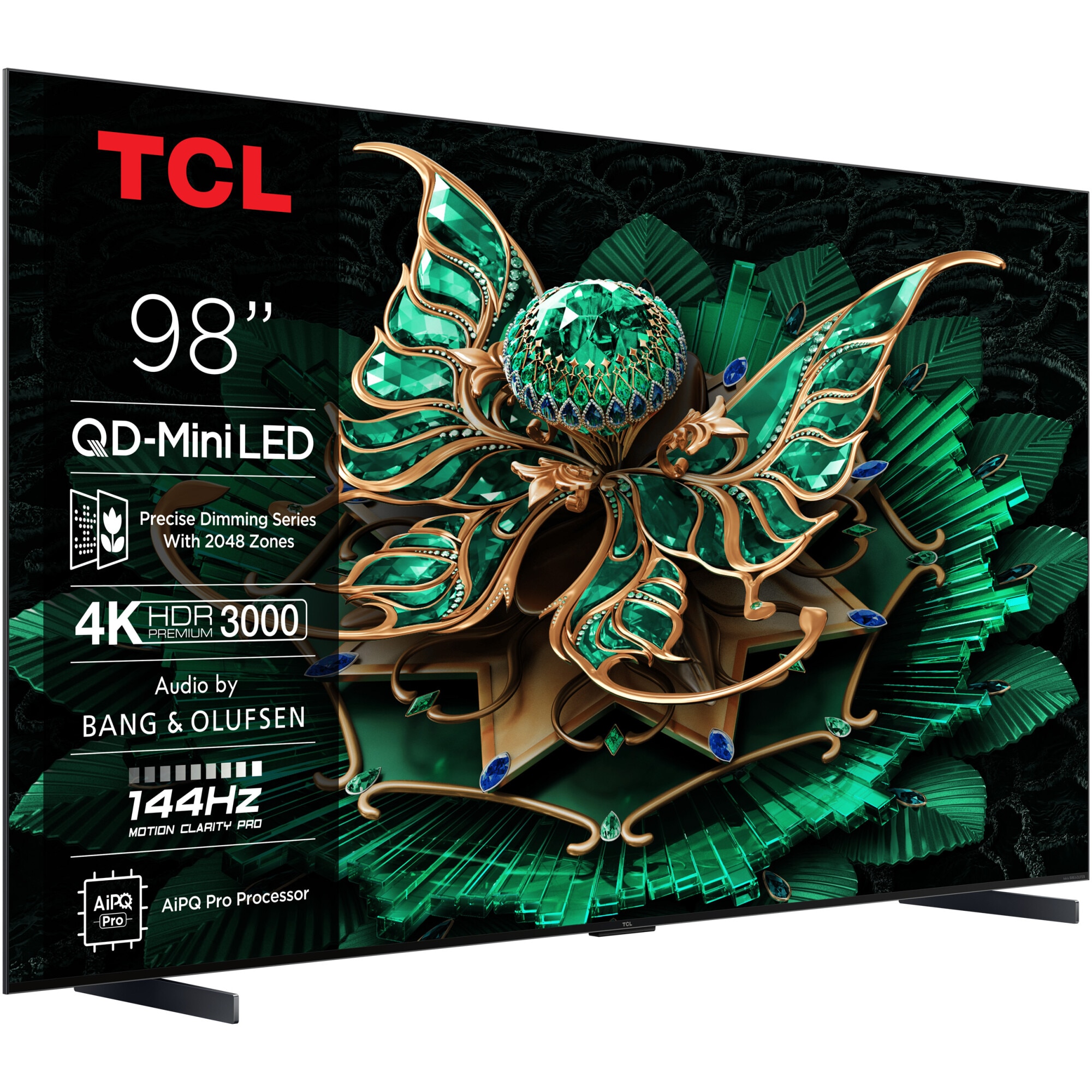 Televizor TCL MiniLed 98C7K, 248 cm, Smart Google TV, 4K Ultra HD ...