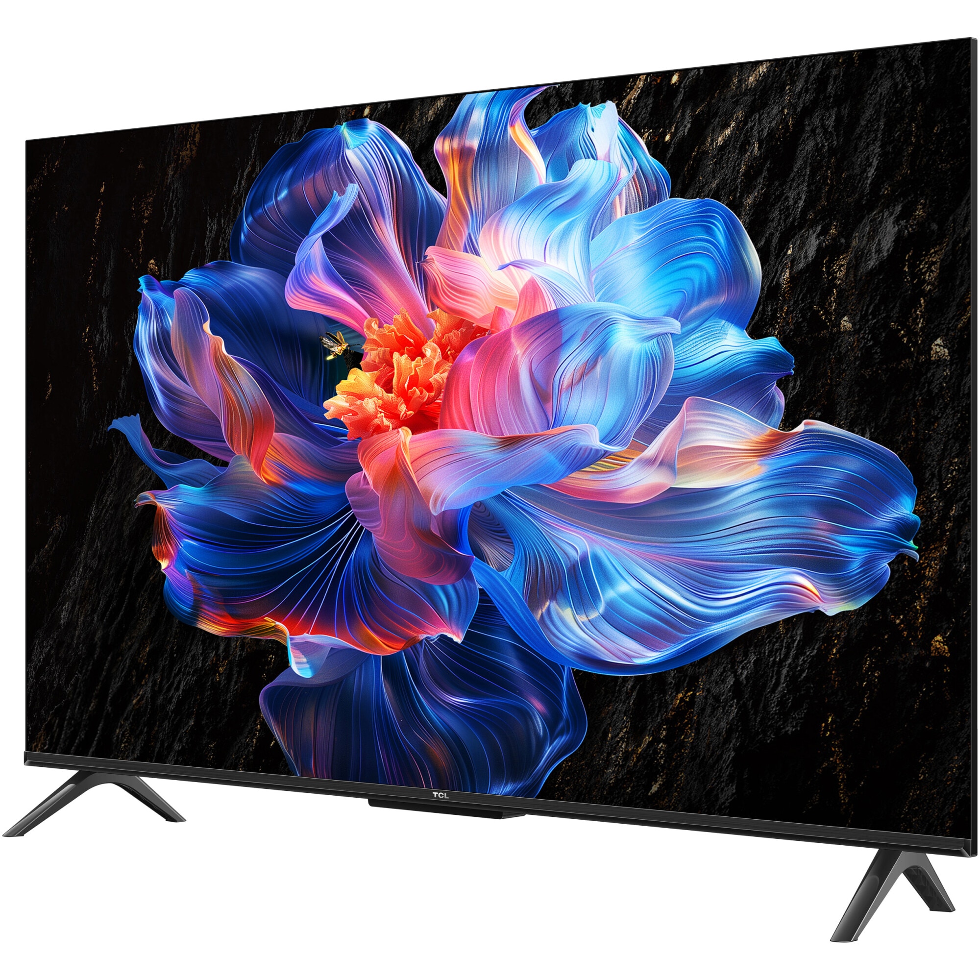 Телевизор TCL LED 43P6K, 43" (108 см), Smart Google TV, 4K Ultra HD, Клас F (Модел 2025) - eMAG.bg