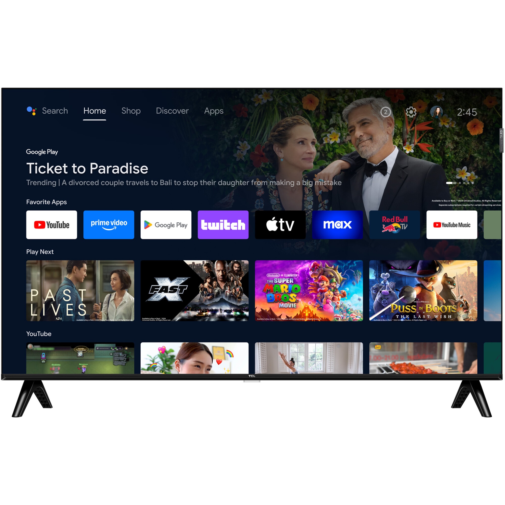 Телевизор TCL QLED 32S5K, 32" (80 см), Smart Android TV, Full HD, Клас F (Модел 2025) - eMAG.bg