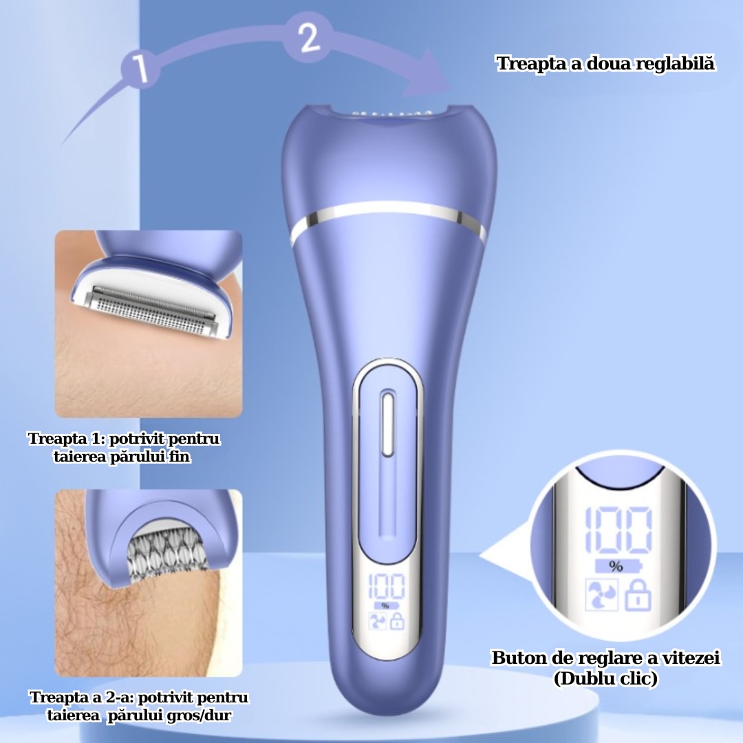 Epilator Umed si Uscat, Damar 7 in 1, Afisaj digital, Pentru Femei si ...