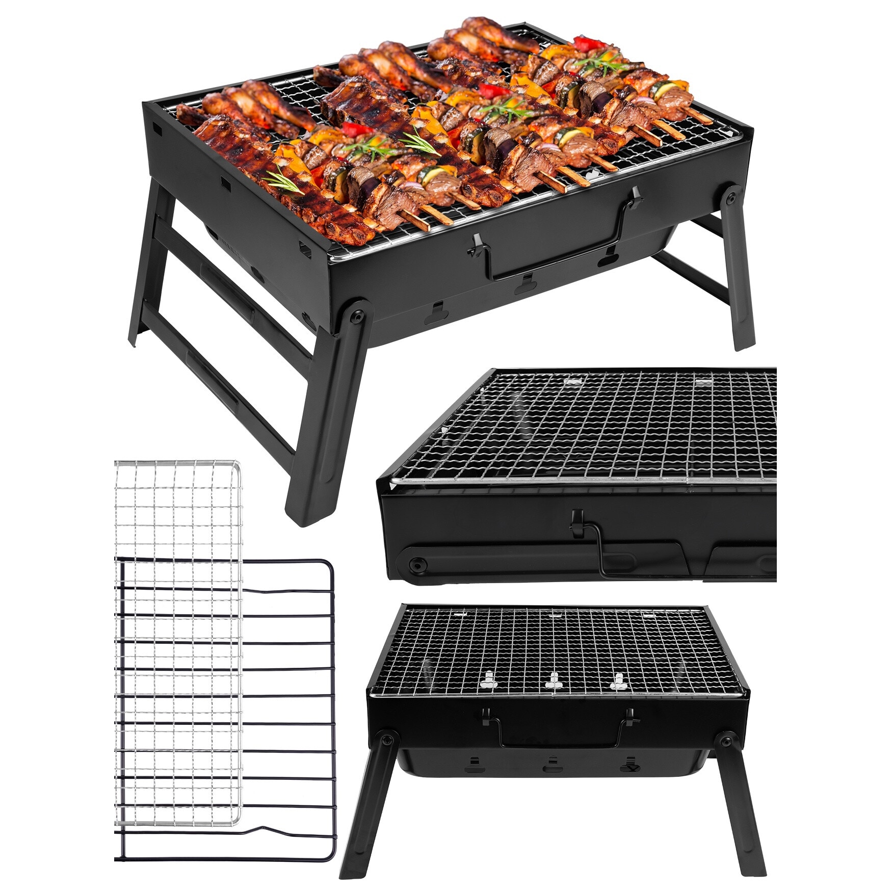 Gratar Pliabil Cu Carbuni, Maltec, Maltec, Travelbbq Gm11000, Pliabil ...
