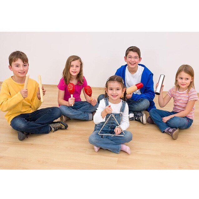 Set 19 de instrumente muzicale de joaca de percutie in sacosa - eMAG.ro