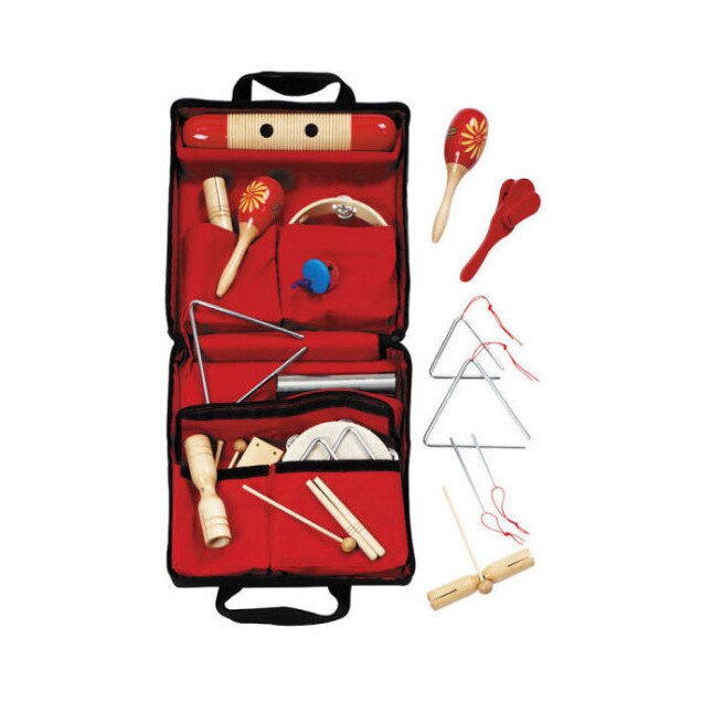 Set 19 de instrumente muzicale de joaca de percutie in sacosa - eMAG.ro