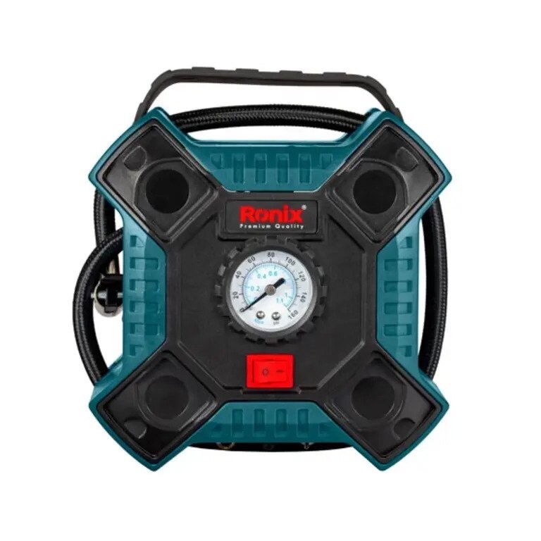 RONIX RH-4263 Mini compresor aer 11Bar, 400 litri/min, Conectare la priza auto 12V - eMAG.ro