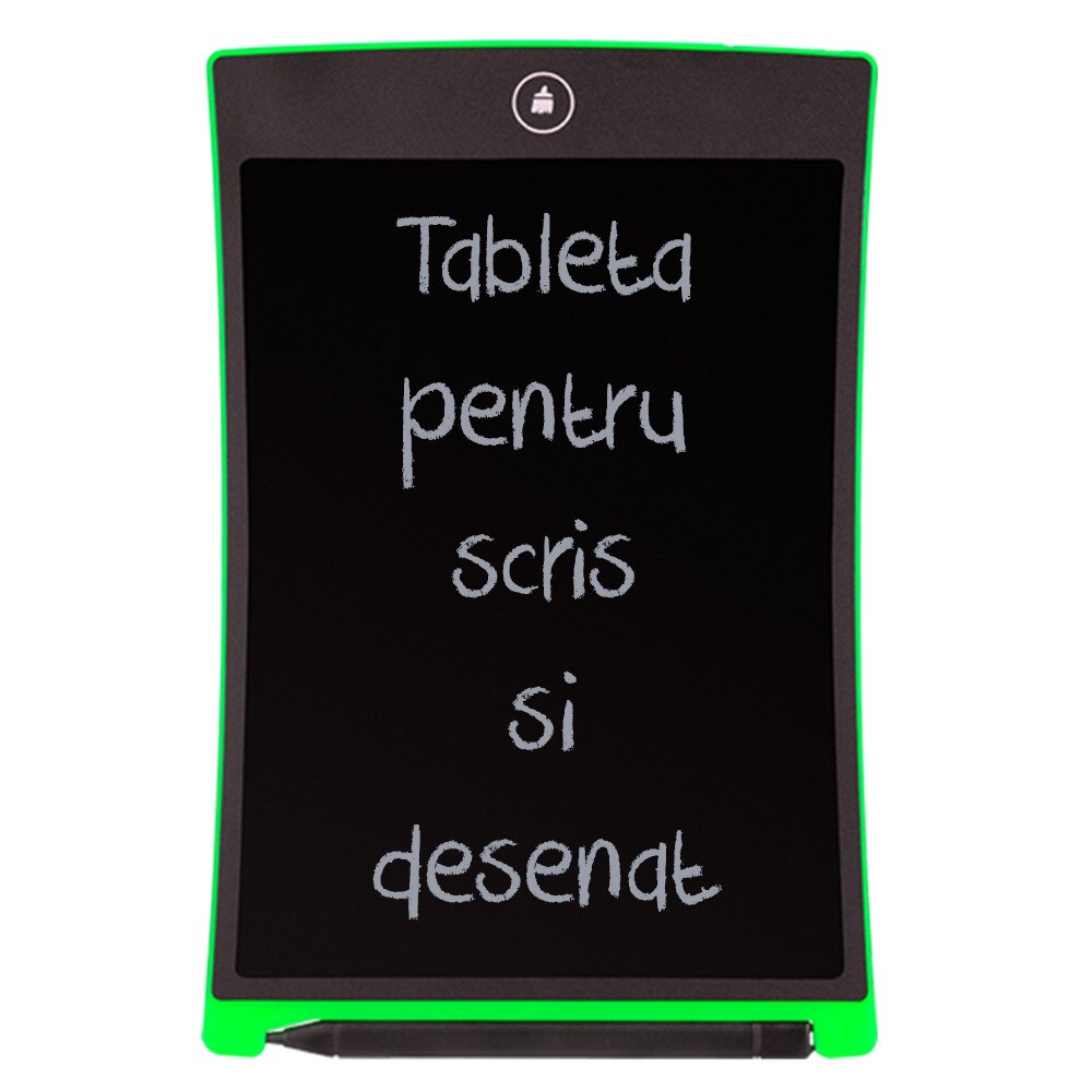 Tableta LCD pentru scris si desenat, 12", verde - eMAG.ro