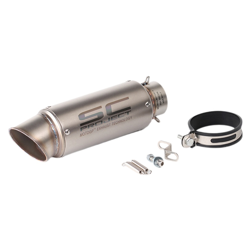 Teava de esapament universala pentru motociclete, 38-51mm, compatibila ...
