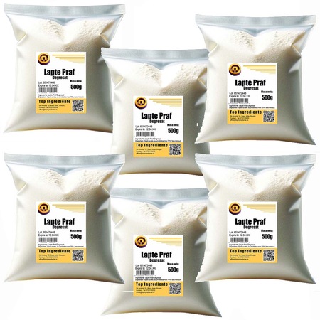 Lapte Praf Degresat -Pachet 6x500g - eMAG.ro