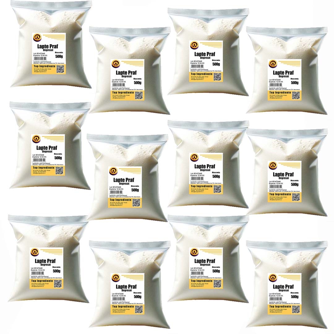 Lapte Praf Degresat -Pachet 12x500g - eMAG.ro