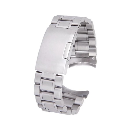 Curea ceas din inox, 22mm, lungime 180mm, grosime 3.5mm, capete curbate ...