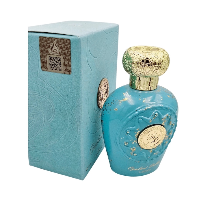 Set Apa de parfum, Lattafa Opulent Dubai, Unisex, Arabesc, 100ml cu Kit Travel Reincarcabil de ...