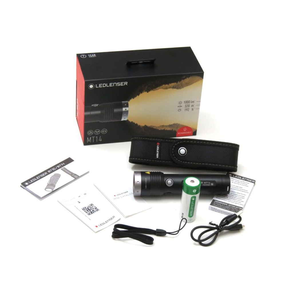 Lanterna LED LENSER MT14 1000lm raza luminoasa 320m - eMAG.ro