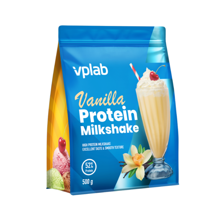 Protein Milkshake - Proteine din zer, vanilie 500g VPLab - eMAG.ro