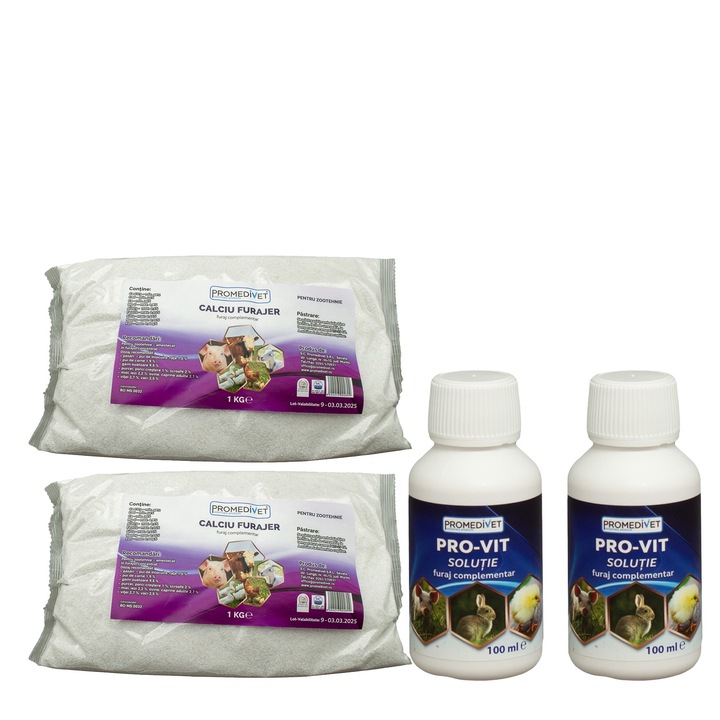 Pachet Pro-Vit Complec Vitaminic Buvabil, ajuta la intarirea sistemului ...