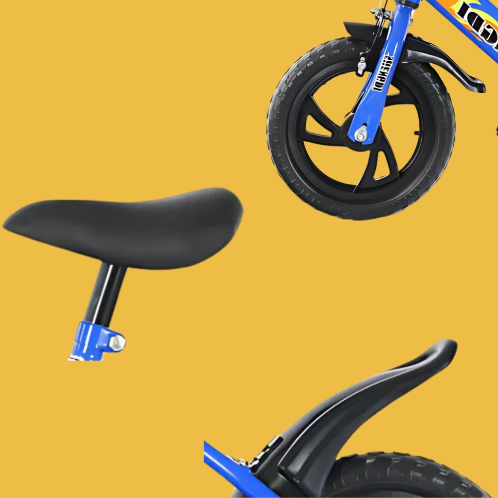 Bicicleta copii Promerco®, roti ajutatoare detasabile, pedale, frane V ...