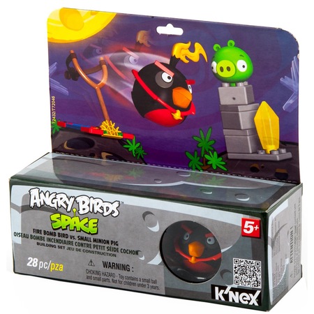 Комплект фигурки Angry Birds Knex Fire Bomb vs Pig - eMAG.bg