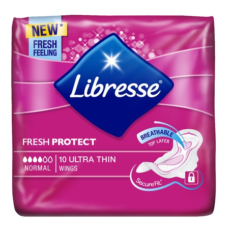 Libresse Ultra Normal 10 egészségügyi betét, 10 db - eMAG.hu