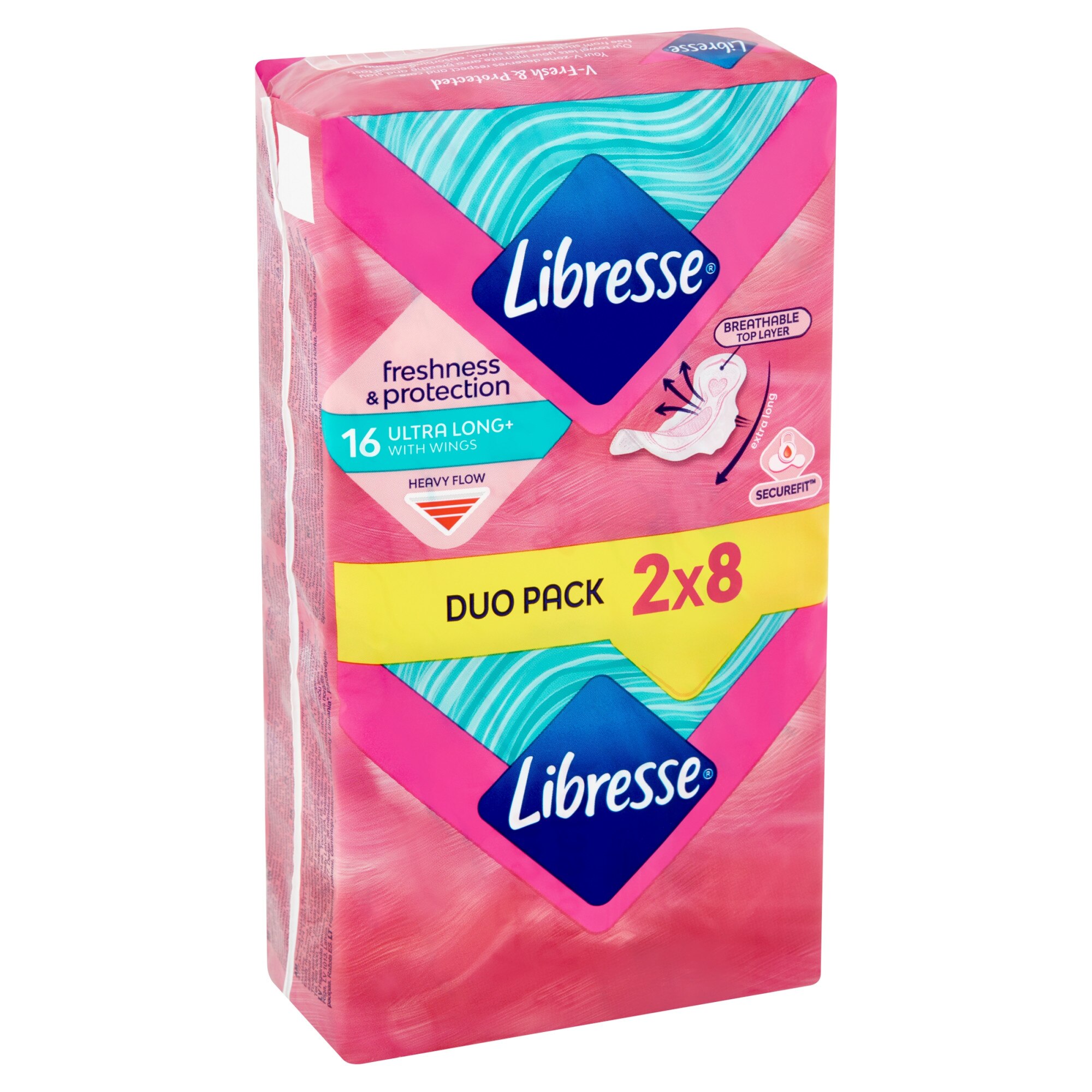 Absorbante Libresse Ultra Long Duo, 16 bucati - eMAG.ro