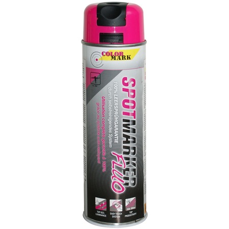 Spray marcaje industriale Dupli-Color, 500 ml, Roz fluorescent - eMAG.ro