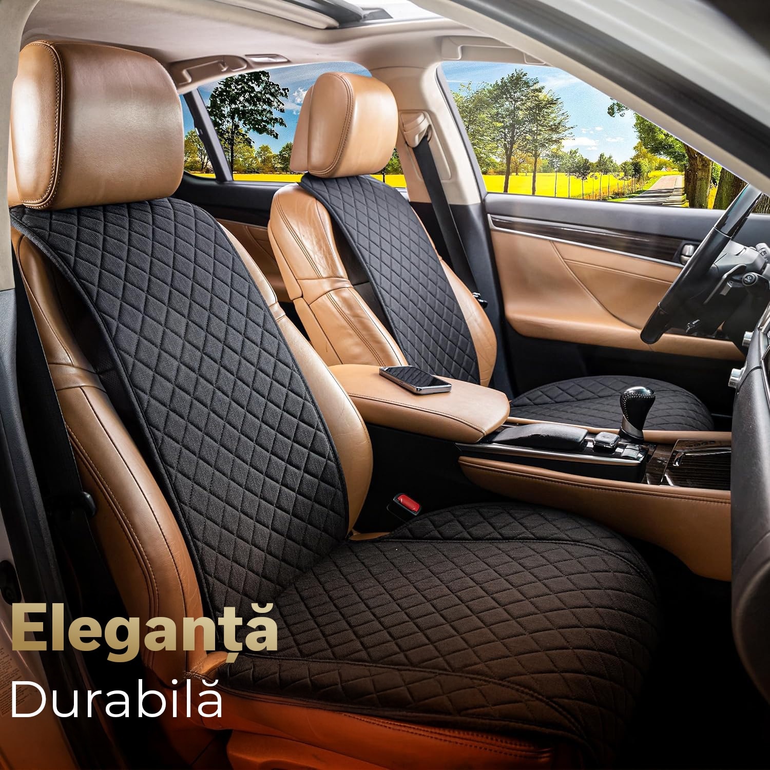Husa scaun auto universala NextWave®️, ofera protectie scaun fata ...