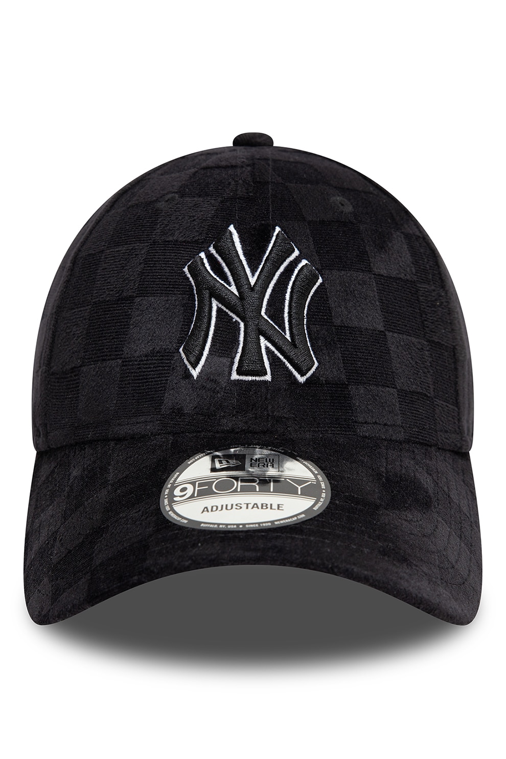 New Era, Sapca in carouri New York Yankees, Negru, 56-62 CM - eMAG.ro