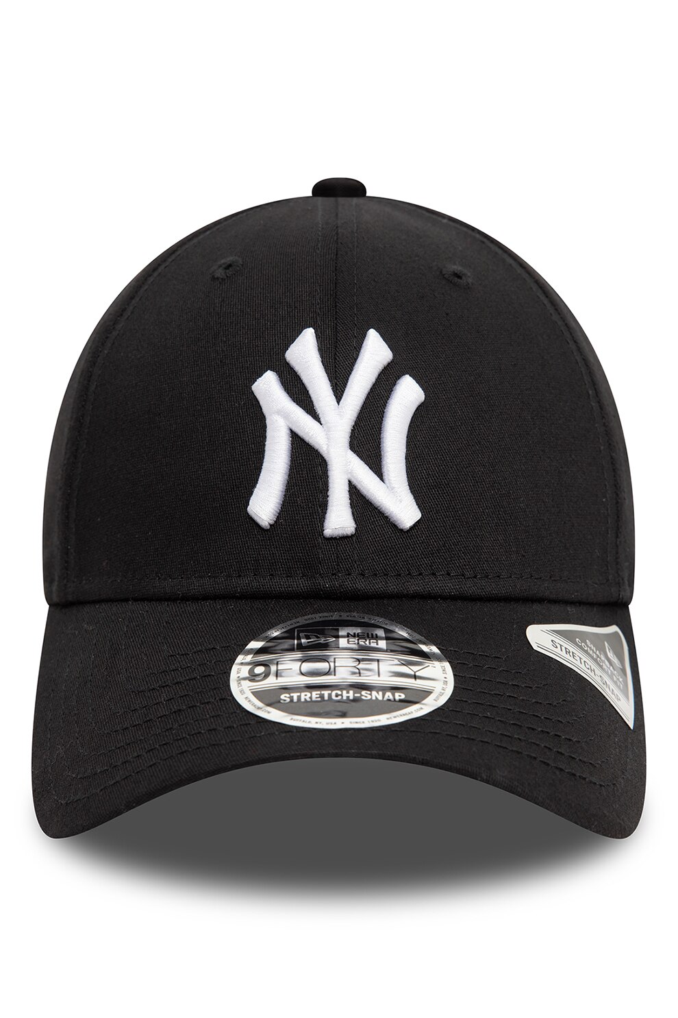 New Era, Sapca de bumbac cu logo, Alb, Negru, 56-62 CM - eMAG.ro