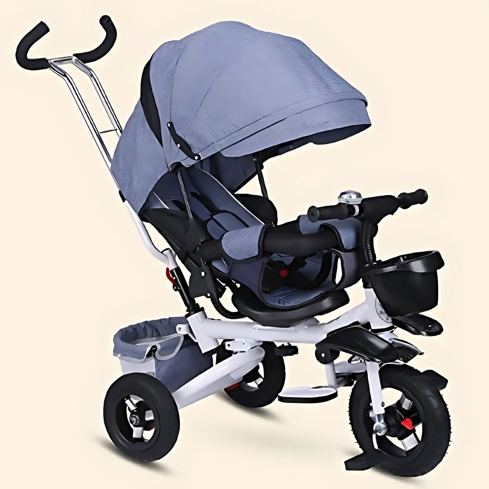 Tricicleta copii Promerco®, model evolutiv cu scaun rotativ 360 ...