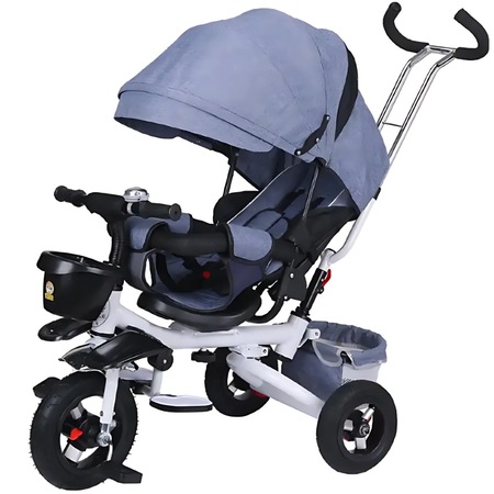 Tricicleta copii Promerco®, model evolutiv cu scaun rotativ 360 ...