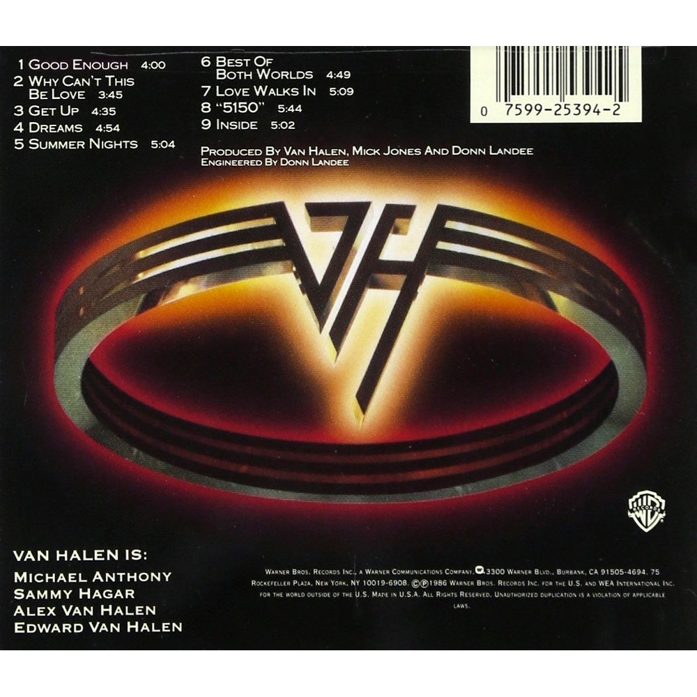 Van Halen - 5150 - CD - eMAG.hu