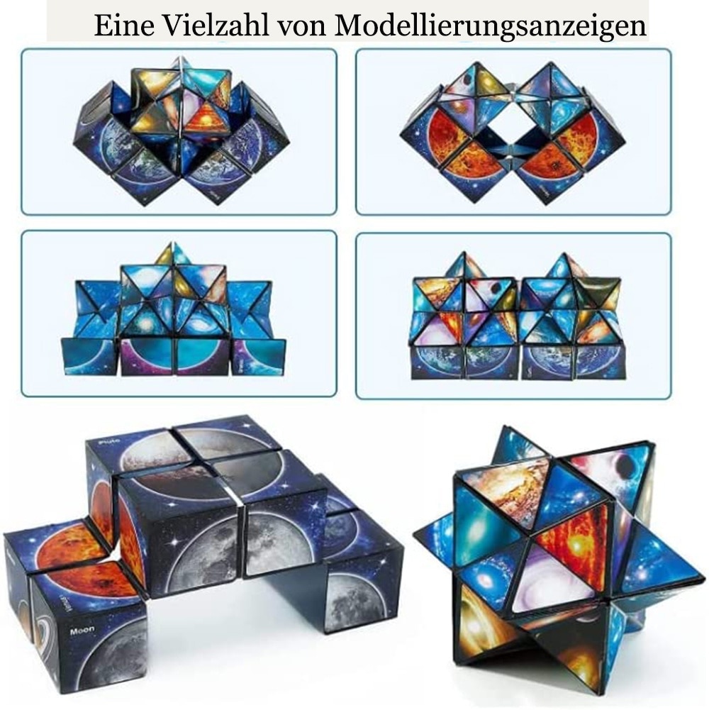 Set de cuburi 2 in 1 Starry Sky Planet Infinity, Magic Cube Original ...