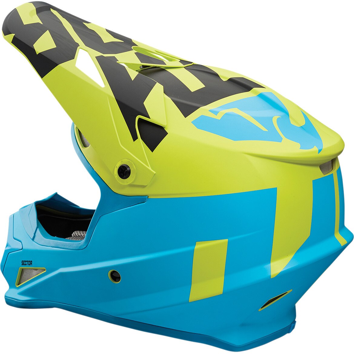 Casca Thor Sector Level Albastru/Lime XL - eMAG.ro