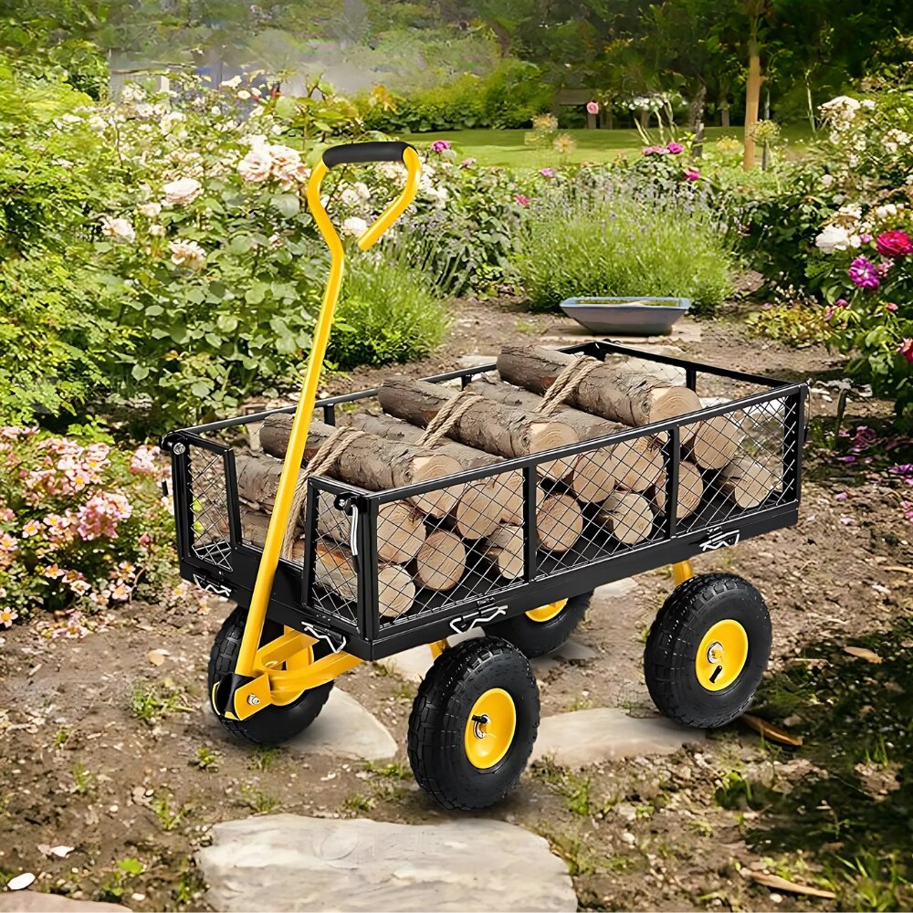 Carucior universal de gradina Promerco®, design compact, practic ...