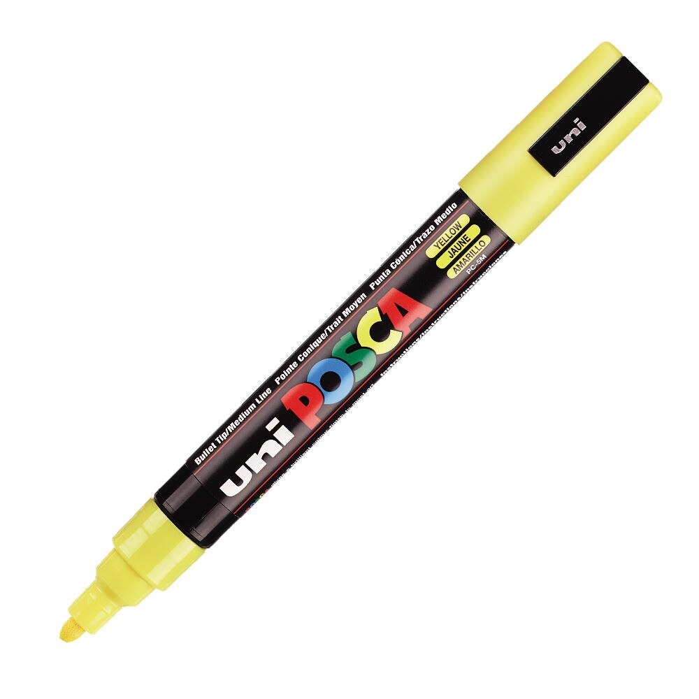 Marker decorativ, Uni,1.8/2.5 mm, Galben - eMAG.ro