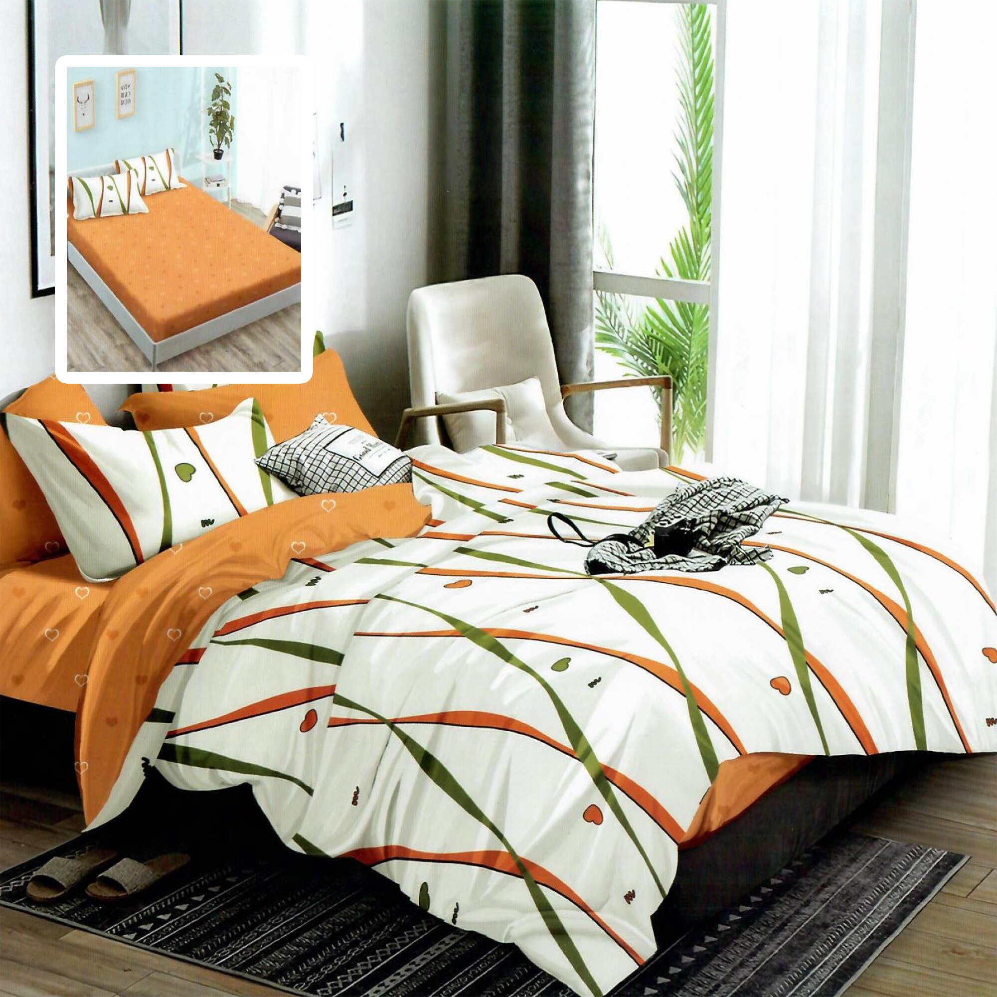 Finet Cotton 6 részes dupla ágynemű matrachuzattal 160x200 vagy 180x200 ...