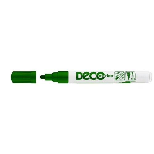 Marker lac, 2-4 mm, ICO "Decomarker", Verde - eMAG.ro