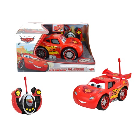 Masinuta cu telecomanda Dickie Toys, Junior line, Disney Cars Fulger ...