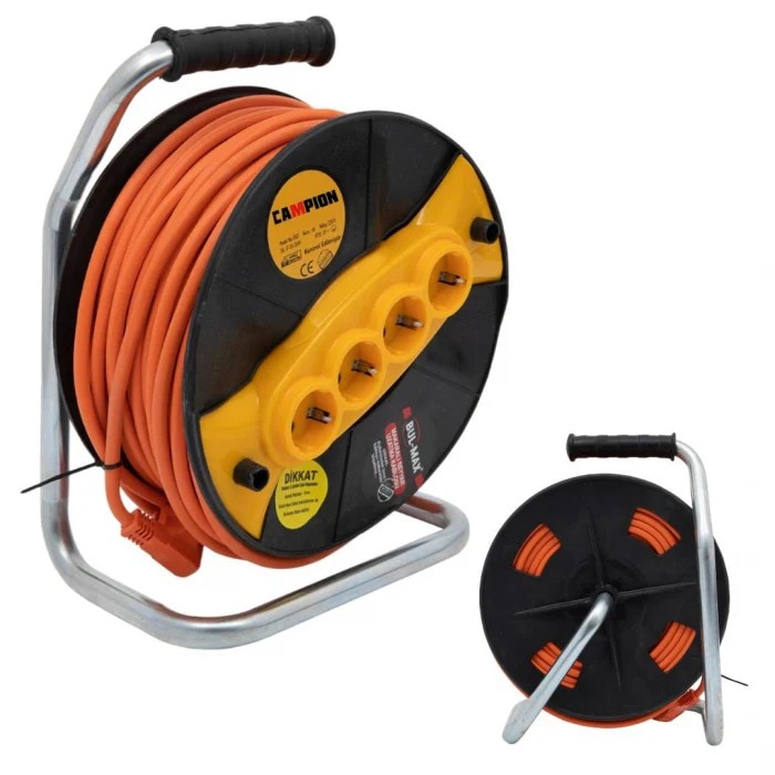 Prelungitor Rola Tambur 50m, 3 x 2.5, BUL-MAX Campion - eMAG.ro