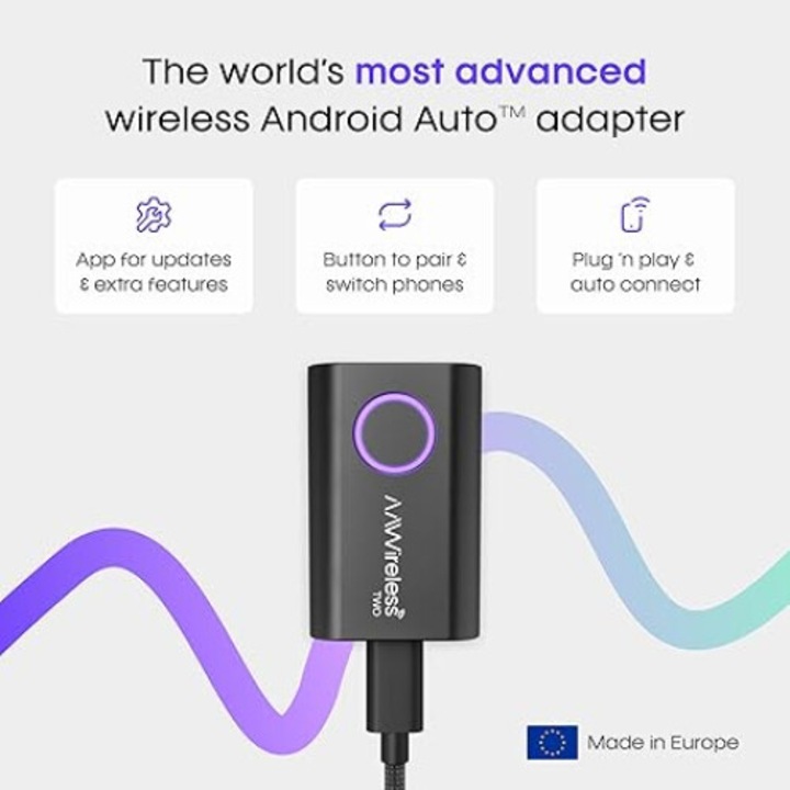 Adaptor AAWireless TWO wireless Android Auto - eMAG.ro