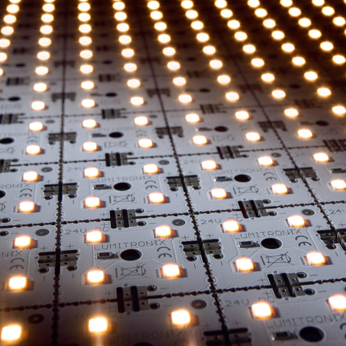 Matrice Profesionala LED Matrix mini 24V 9 patrate (9x1) 36 LED-uri ...