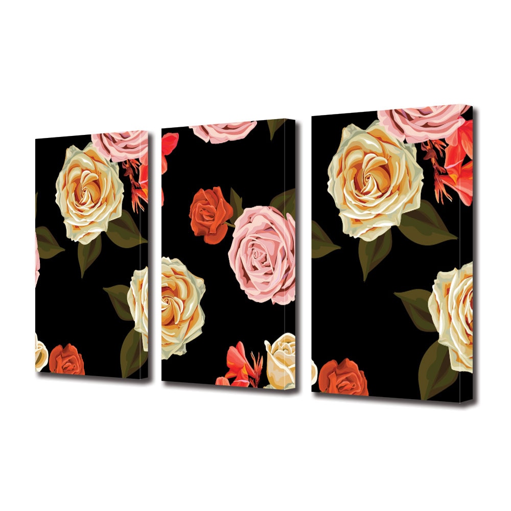 Tablou Canvas Premium Art Factory TrueColor Colectia Pattern Trandafiri ...