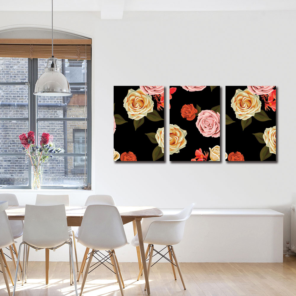 Tablou Canvas Premium Art Factory TrueColor Colectia Pattern Trandafiri ...