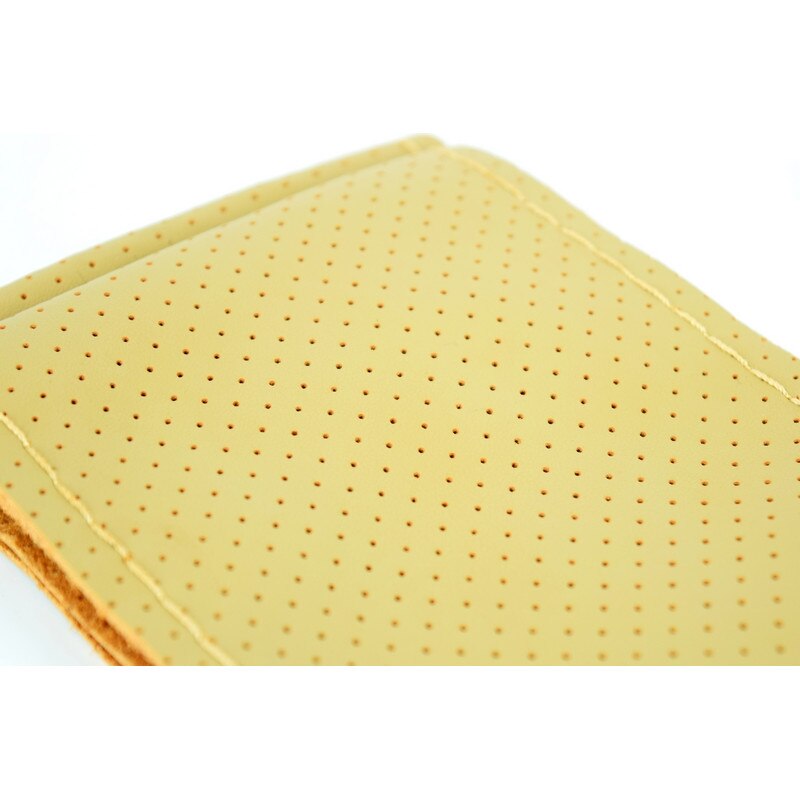 Husa volan bej din piele cu ac si ata - eMAG.ro