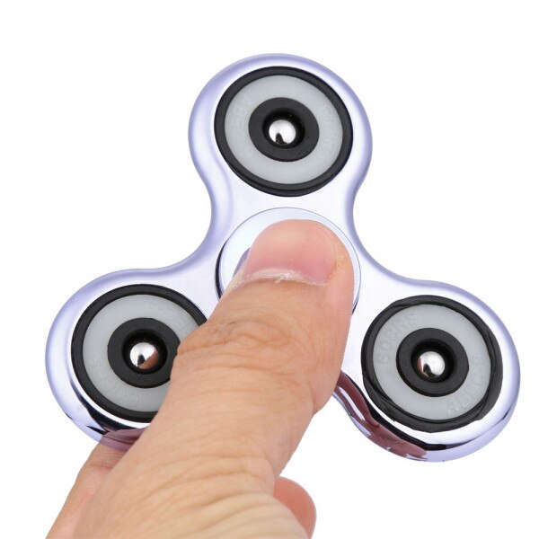 Fidget spinner iUni SP20, Silver - eMAG.ro