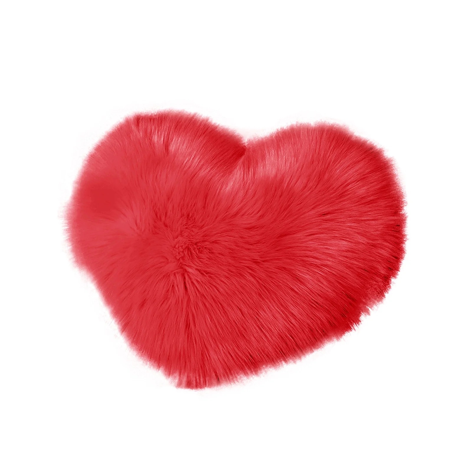 Perna decorativa in forma de inima, 35x45cm, rosie, set cu umplutura ...