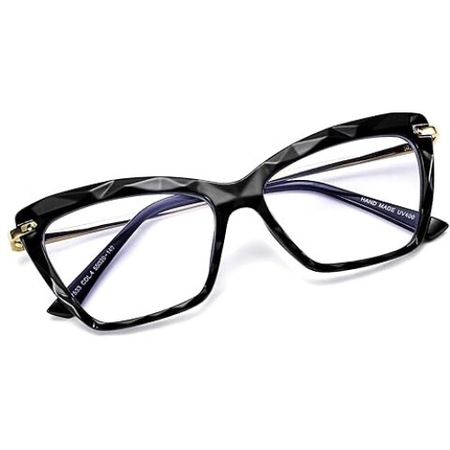 Ochelari PC, Rame ochelari pisica, Metal, Policarbonat, Etui, Laveta ...