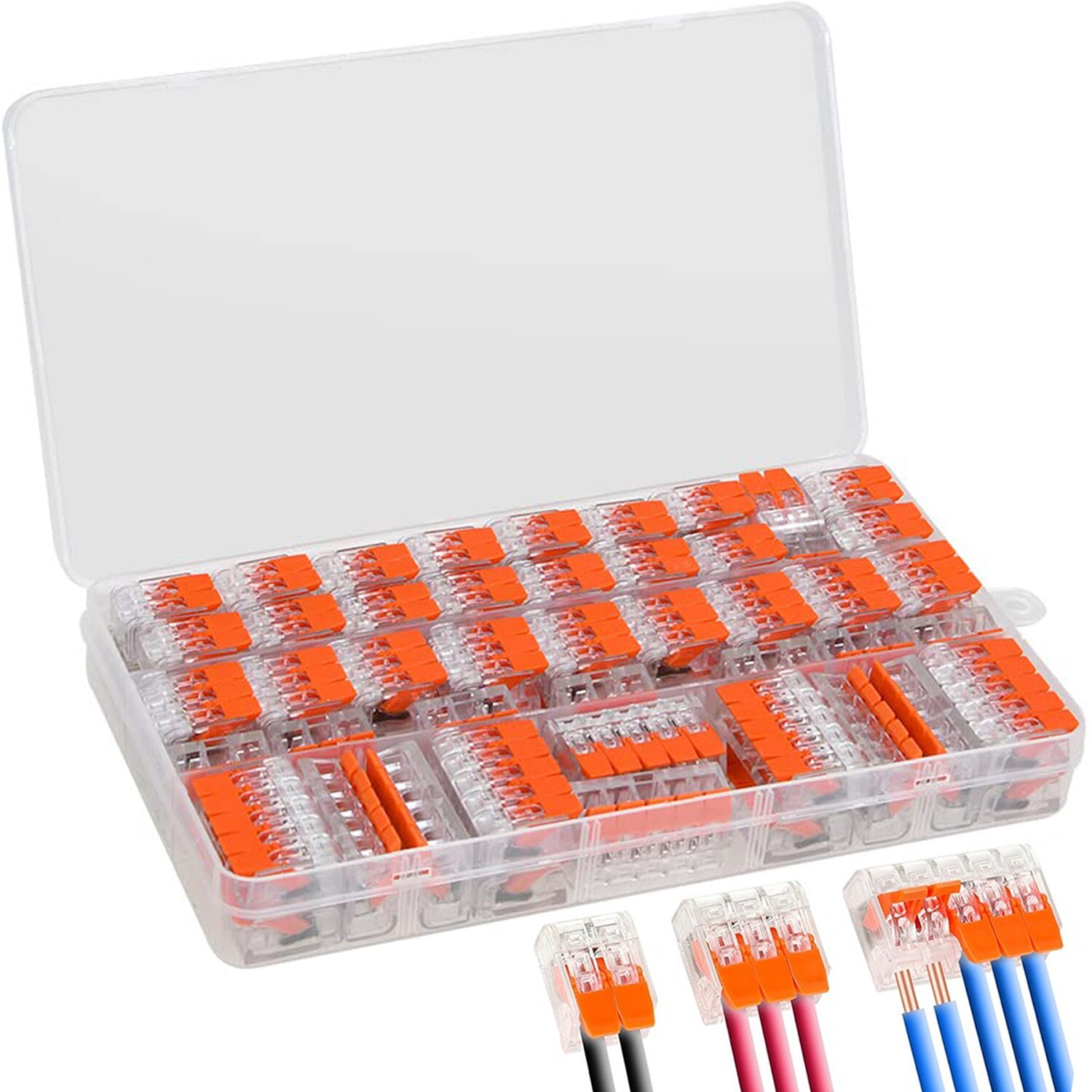 Set 75 Bucati Conectori Rapizi pentru Conductori Electrici, 25 Piese cu ...