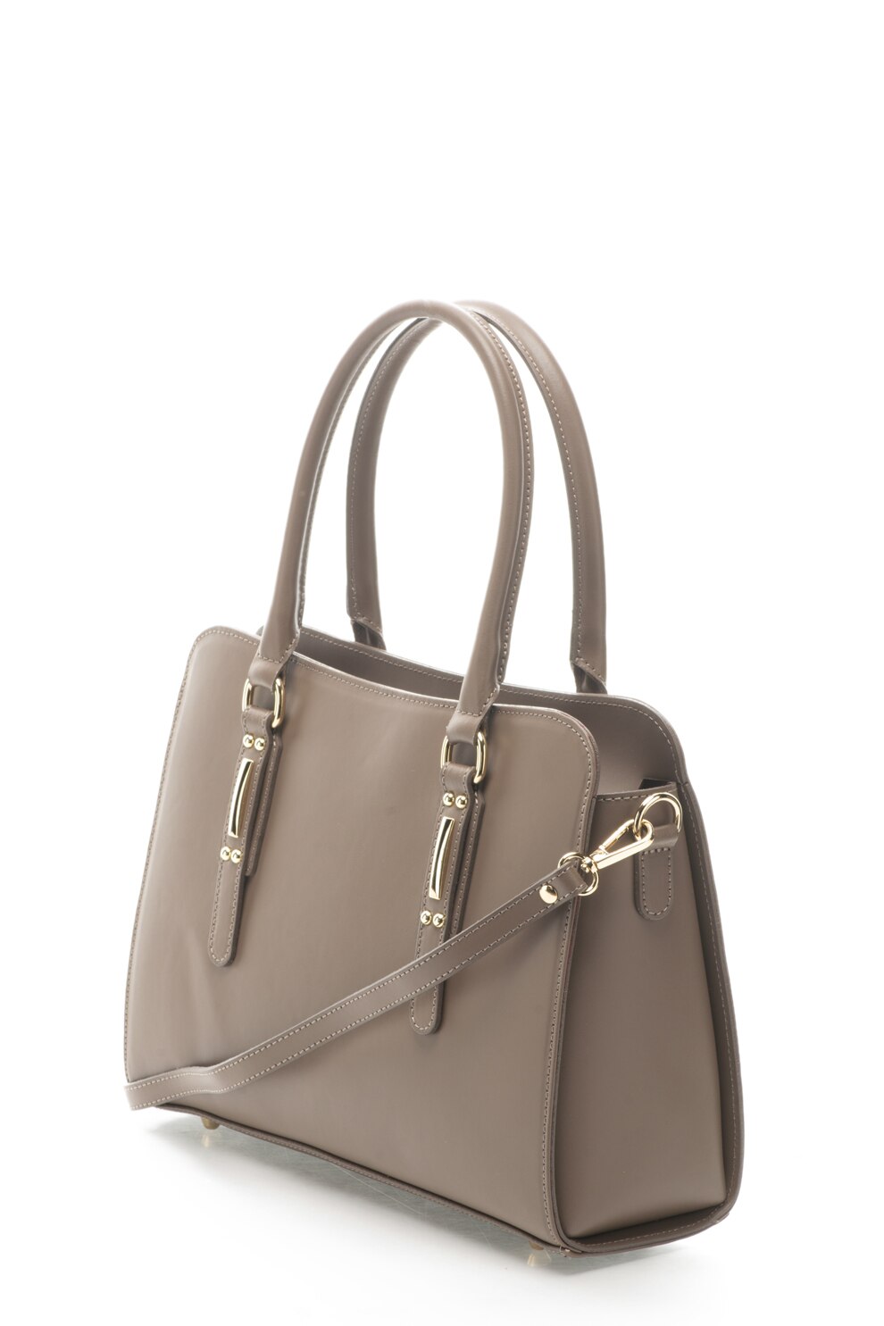 Zee Lane Collection, Geanta de umar, din piele, maro taupe - eMAG.ro