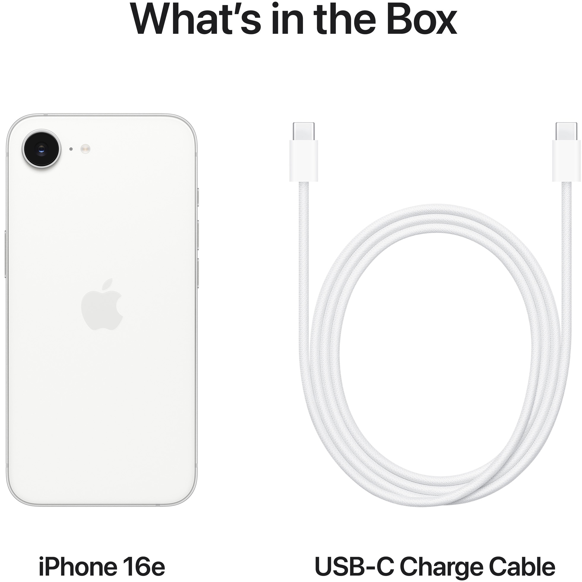 Смартфон Apple iPhone 16e, 512GB, 5G, White - eMAG.bg