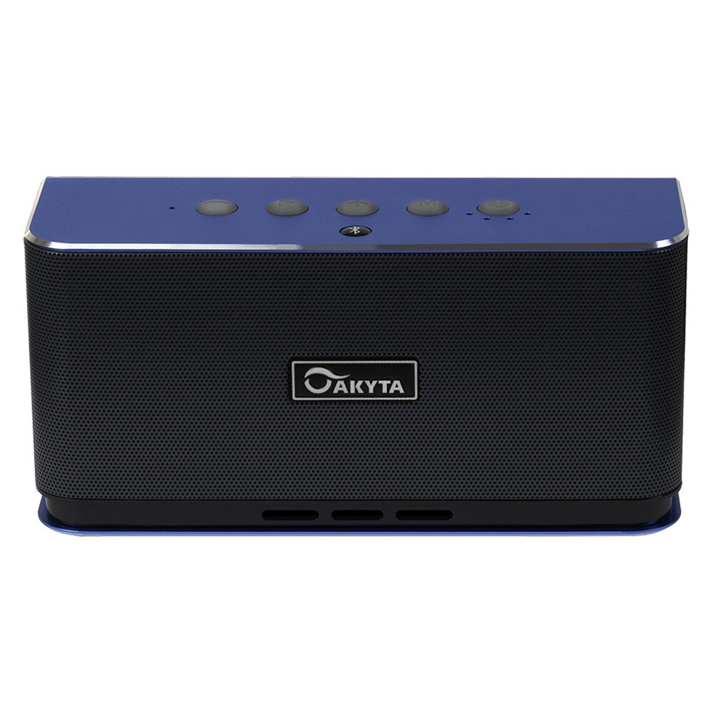 Boxe bluetooth 4.2 Akyta AB-136BL, 10W, cu husa protectie, albastru ...