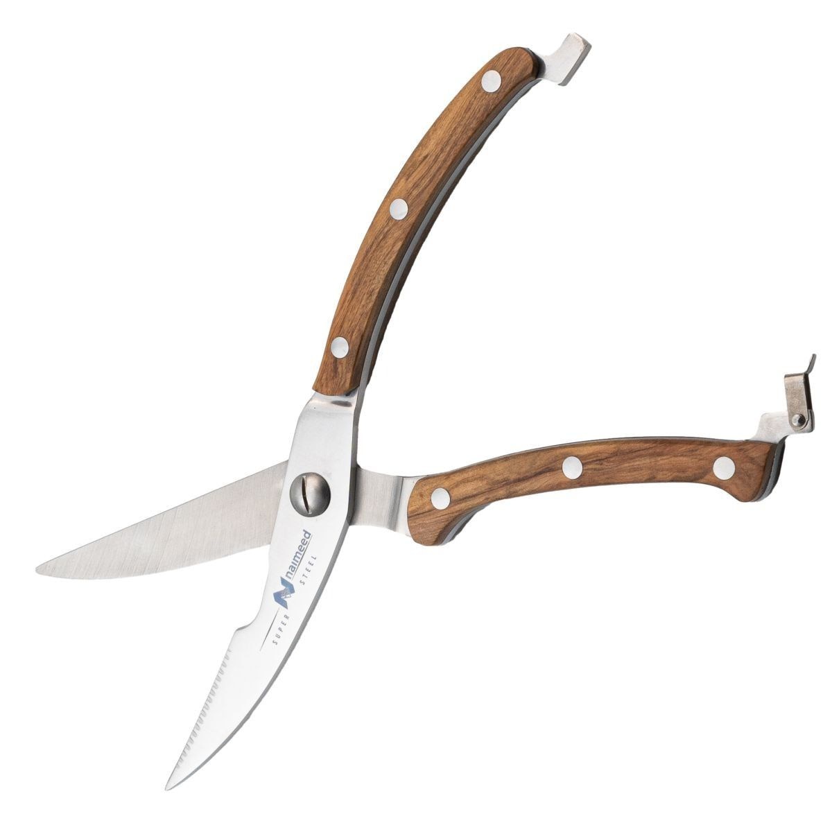 Foarfeca de bucatarie multifunctionala, otel inoxidabil si maner din ...